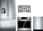 Bosch NGM8655UC 37 Inch Gas Cooktop with Automatic Re-Ignition ...