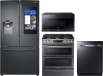 Samsung RF265BEAESG 36 Inch French Door Refrigerator with Family Hub ...