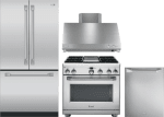 Monogram ZDP364NDPSS 36 Inch Pro-Style Dual-Fuel Range with 4 Sealed ...