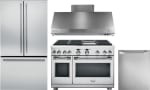 Monogram ZDP486NDPSS 48 Inch Pro-Style Dual-Fuel Range with 6 Sealed ...