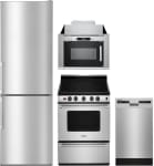 Whirlpool WFE500M4HS 24 Inch Freestanding Electric Range with Upswept ...