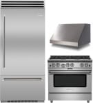 BlueStar BSP366BNG 36 Inch Gas Range with 4.6 cu. ft. PowR Convection ...