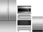 Fisher & Paykel RF201ADX5N 36 Inch Freestanding Counter Depth French ...