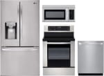 LG LFXS28566S 36 Inch French Door Smart Refrigerator with 27.7 Cu. Ft ...