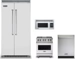 Viking VCSB5423SS 42 Inch Built-in Side by Side Refrigerator with 25.3 ...