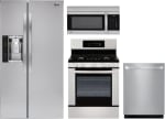 LG LSXC22426S 36 Inch Counter Depth Side by Side Smart Refrigerator ...