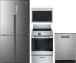 Haier HMV1472BHS 24 Inch Over-the-Range Microwave with Sensor Cooking ...
