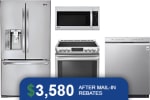 LG LFXC24726S 36 Inch Counter Depth French Door Refrigerator with Slim ...