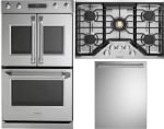 Monogram ZGU30RSLSS 30 Inch Gas Cooktop with Dual-Flame Stacked Burners ...