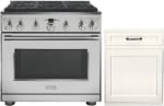 Monogram ZGP366LNSS 36 Inch Freestanding Professional Gas Range with 6 ...