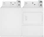 Whirlpool CAE2745FQ 27 Inch Top Load Commercial Washer with Deep-Water ...