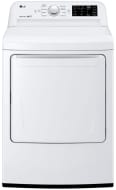 LG DLE1101W 27 Inch 7.4 cu. ft. Top Load Electric Dryer with 9 Drying ...