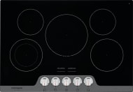 Frigidaire FGEC3067MS 30 Inch Electric Cooktop with 5 Heating Zones, 2 ...