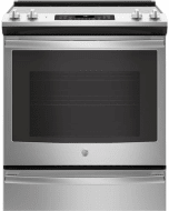 GE JS630SFSS 30 Inch Slide-in Electric Range with Power Boil Element ...