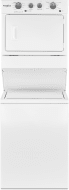 Whirlpool WET4027EW 27 Inch Electric Laundry Center with 2.5 cu. ft ...