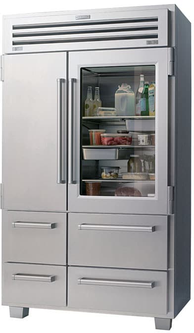 Sub-Zero 648PROG 48 Inch Built-in Side-by-Side Refrigerator with 18.4 ...