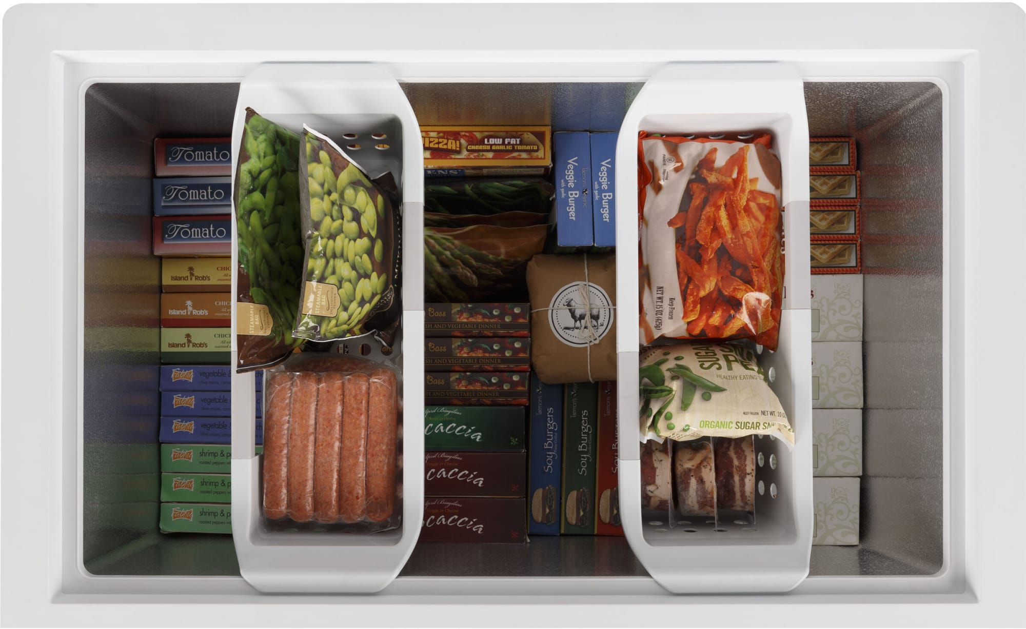 GE FCM9SRWW 37 Inch Chest Freezer with 8.8 Cu. Ft. Capacity, Sliding ...