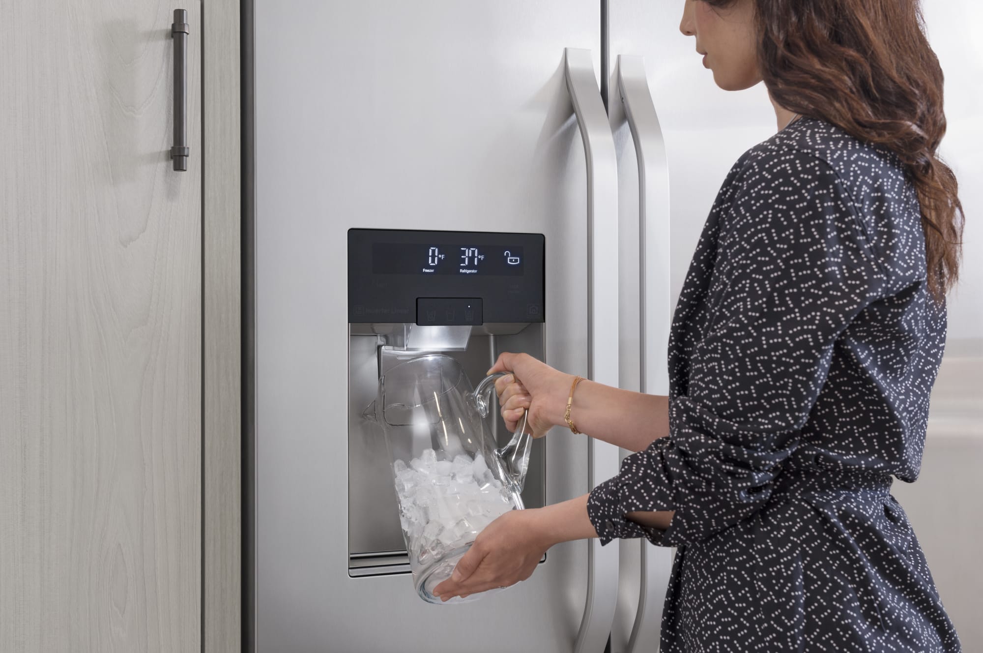 LG LSSB2692ST 42 Inch Counter Depth Built-In Side by Side Smart ...