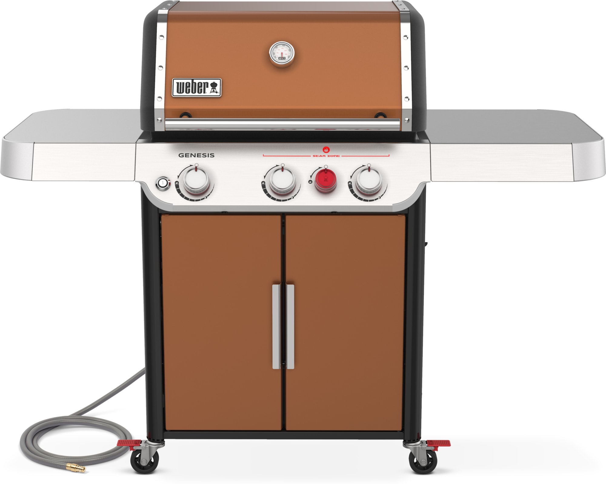 Weber 37320001 GENESIS E-325s Freestanding Gas Grill with 787 sq. in ...