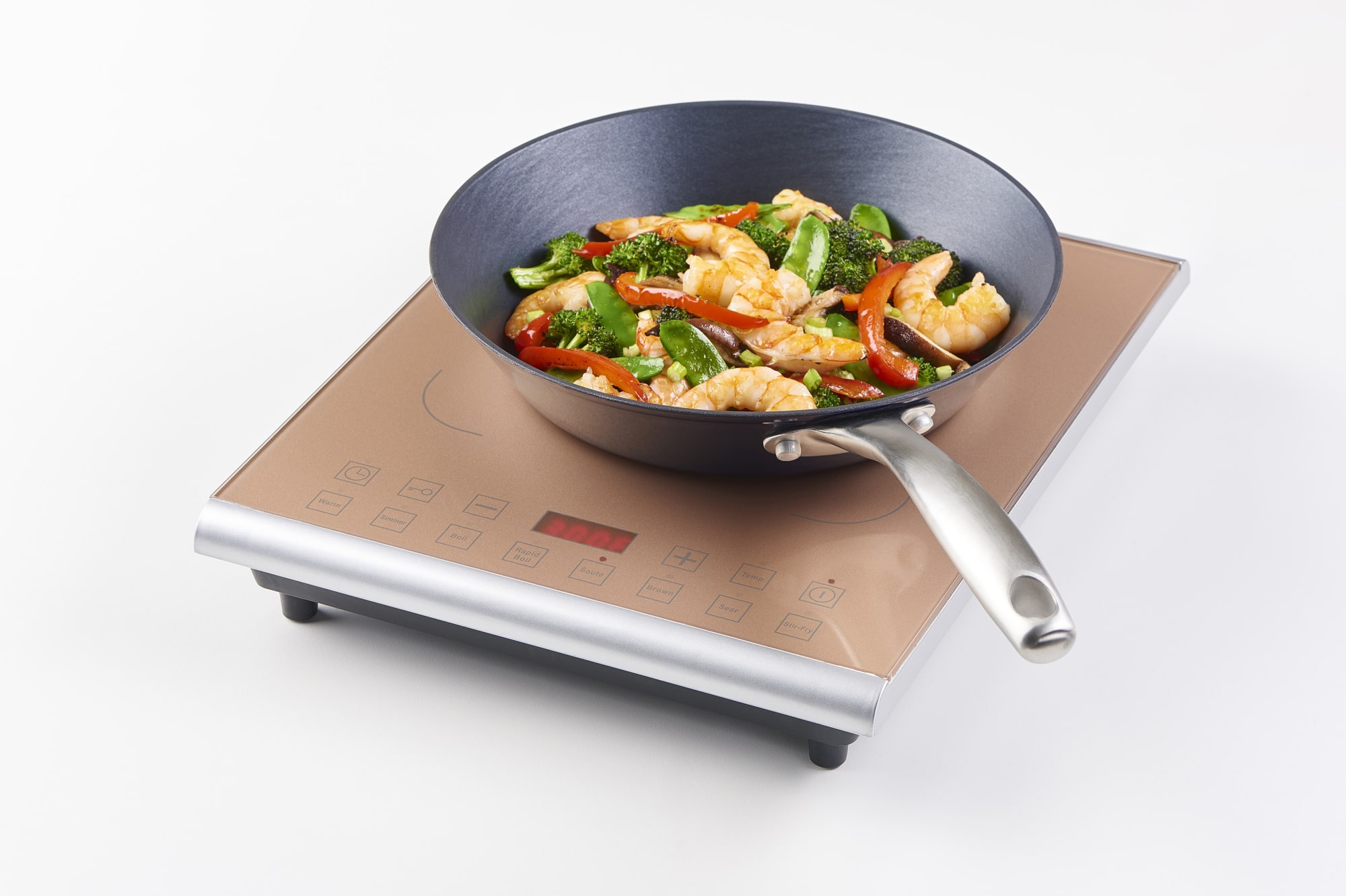 Fagor 962010058 Caramel Portable Induction Pro Cooktop with 8 Quick ...