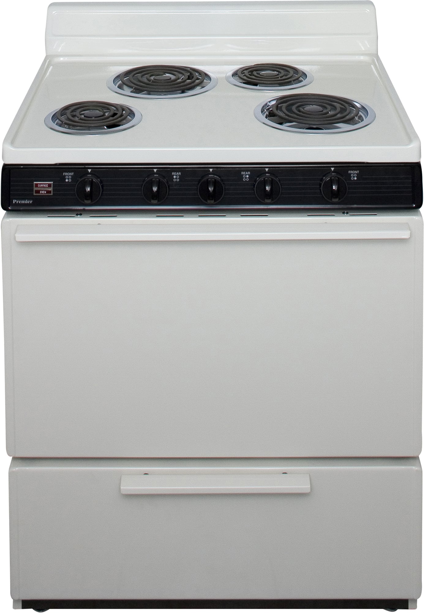Premier EDK100T 30 Inch Freestanding Electric Range with 4 Coil ...