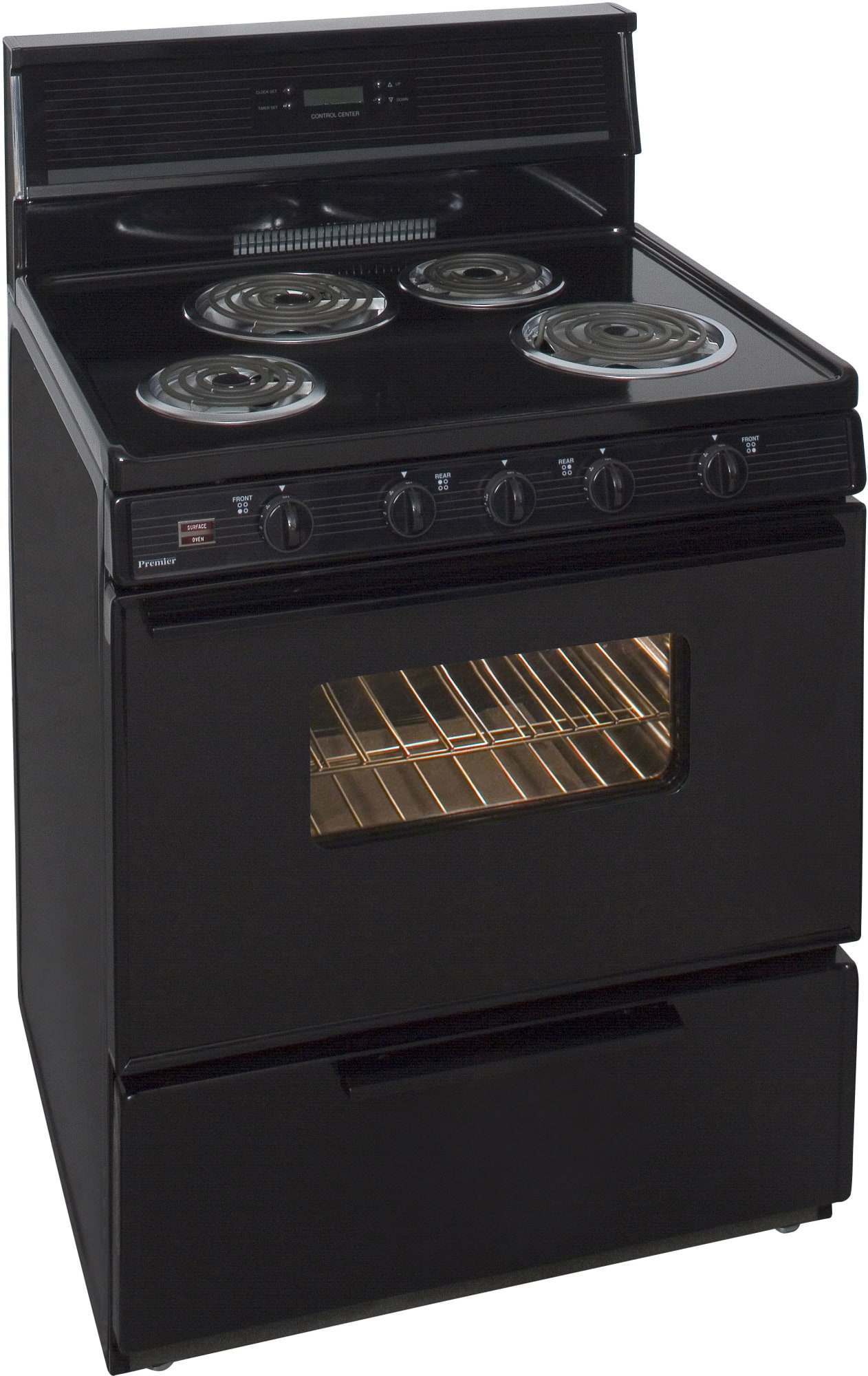Premier EDK240BP 30 Inch Freestanding Electric Range with 4 Coil ...