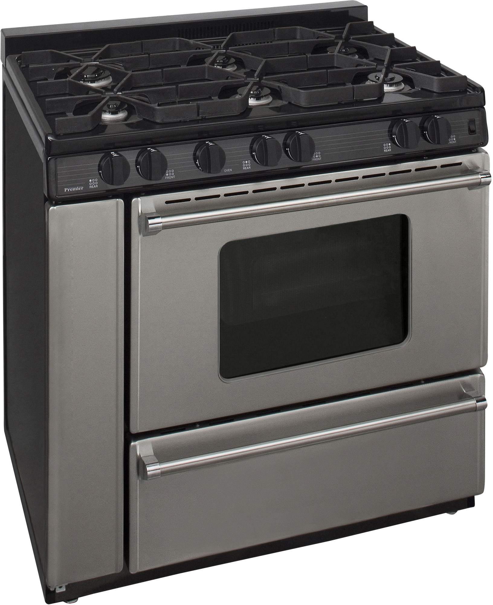 Premier P36S3182P 36 Inch Freestanding Gas Range with 6 Sealed Variable ...