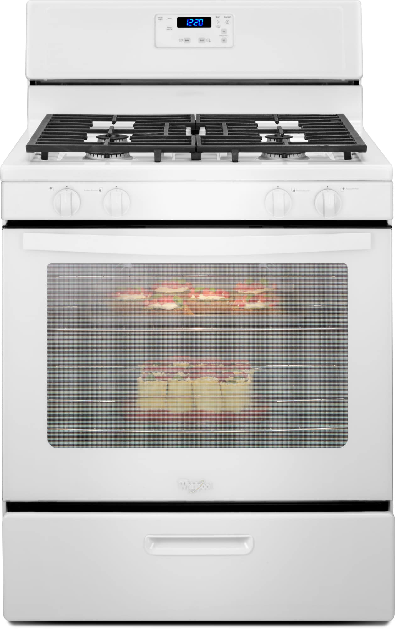Whirlpool WFG320M0BW 30 Inch Freestanding Gas Range with 5.1 cu. ft ...