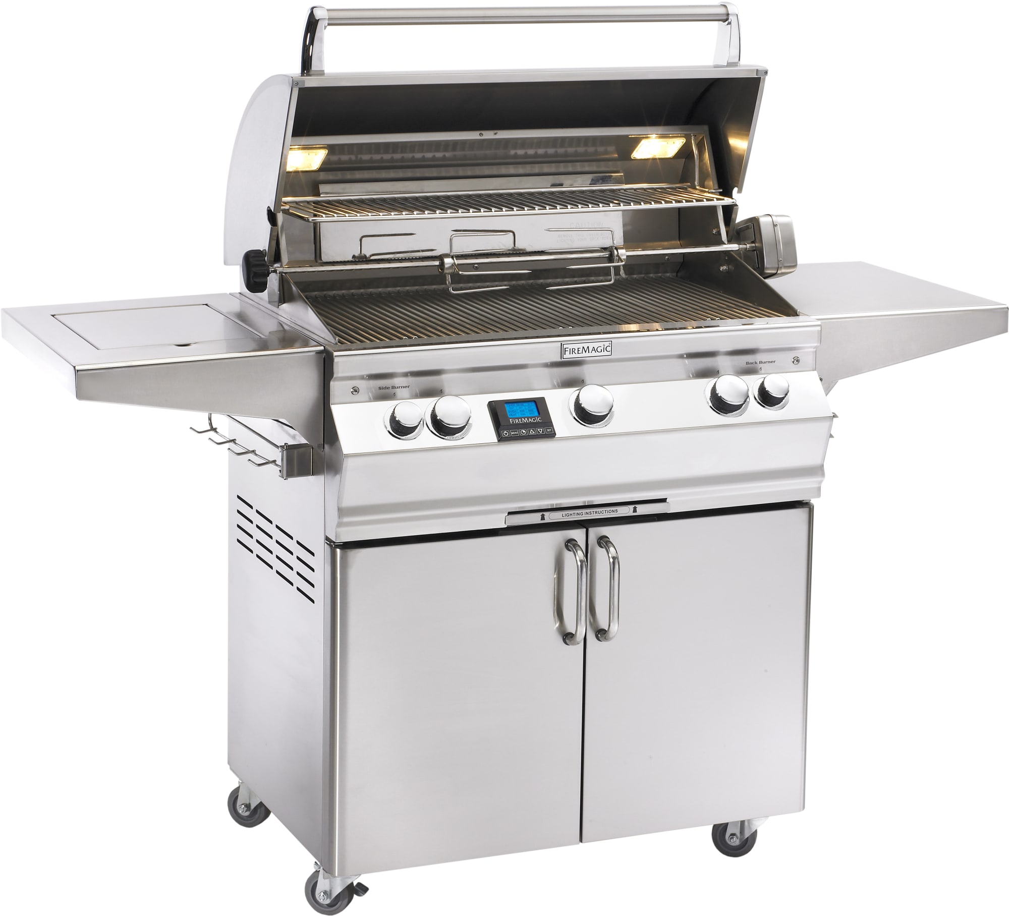 Fire Magic A540S6E1N62 62 Inch Freestanding Gas Grill with 540 sq. in ...