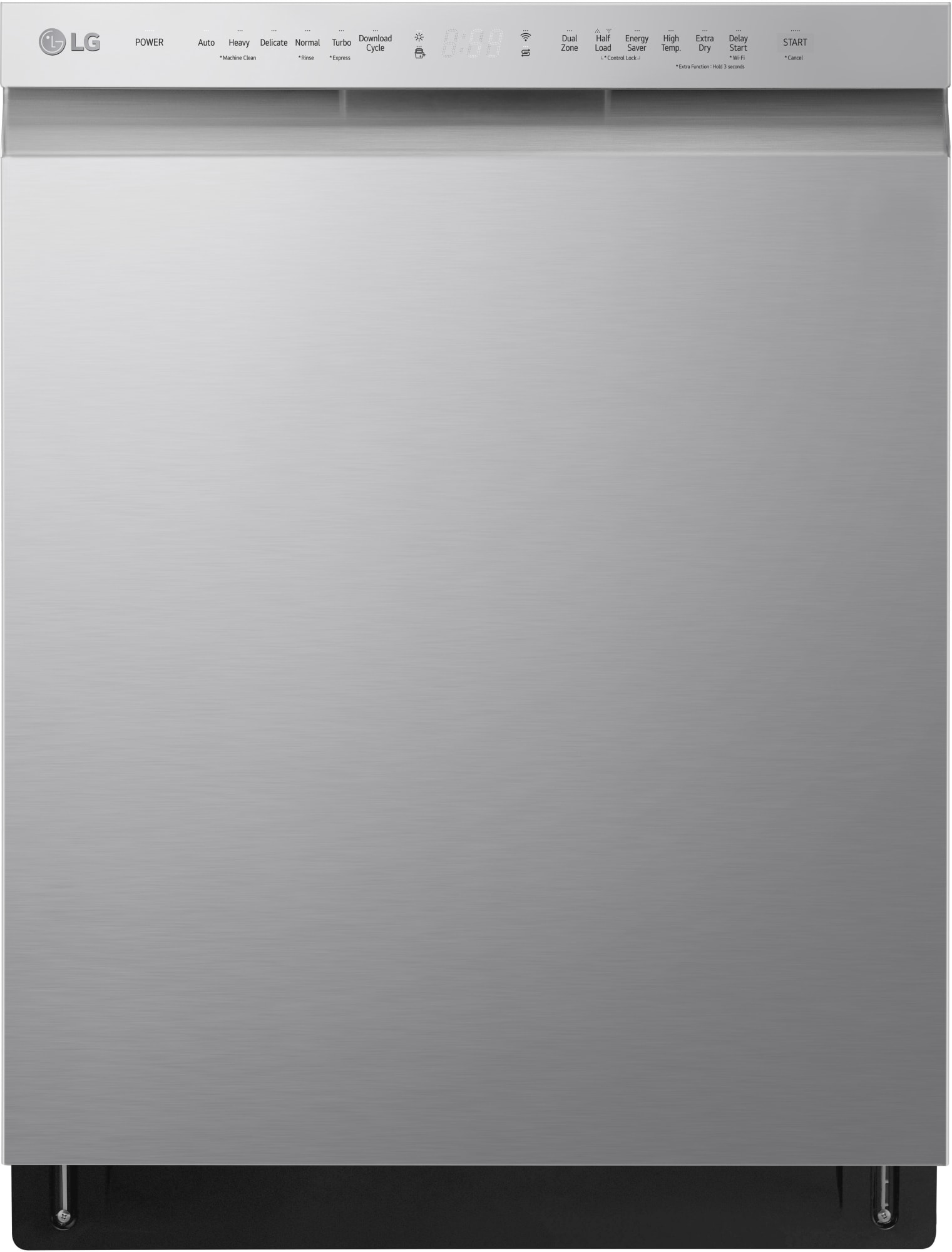 LG ADFD5448AT 24 Inch Full Console Smart Dishwasher with 14 Place ...