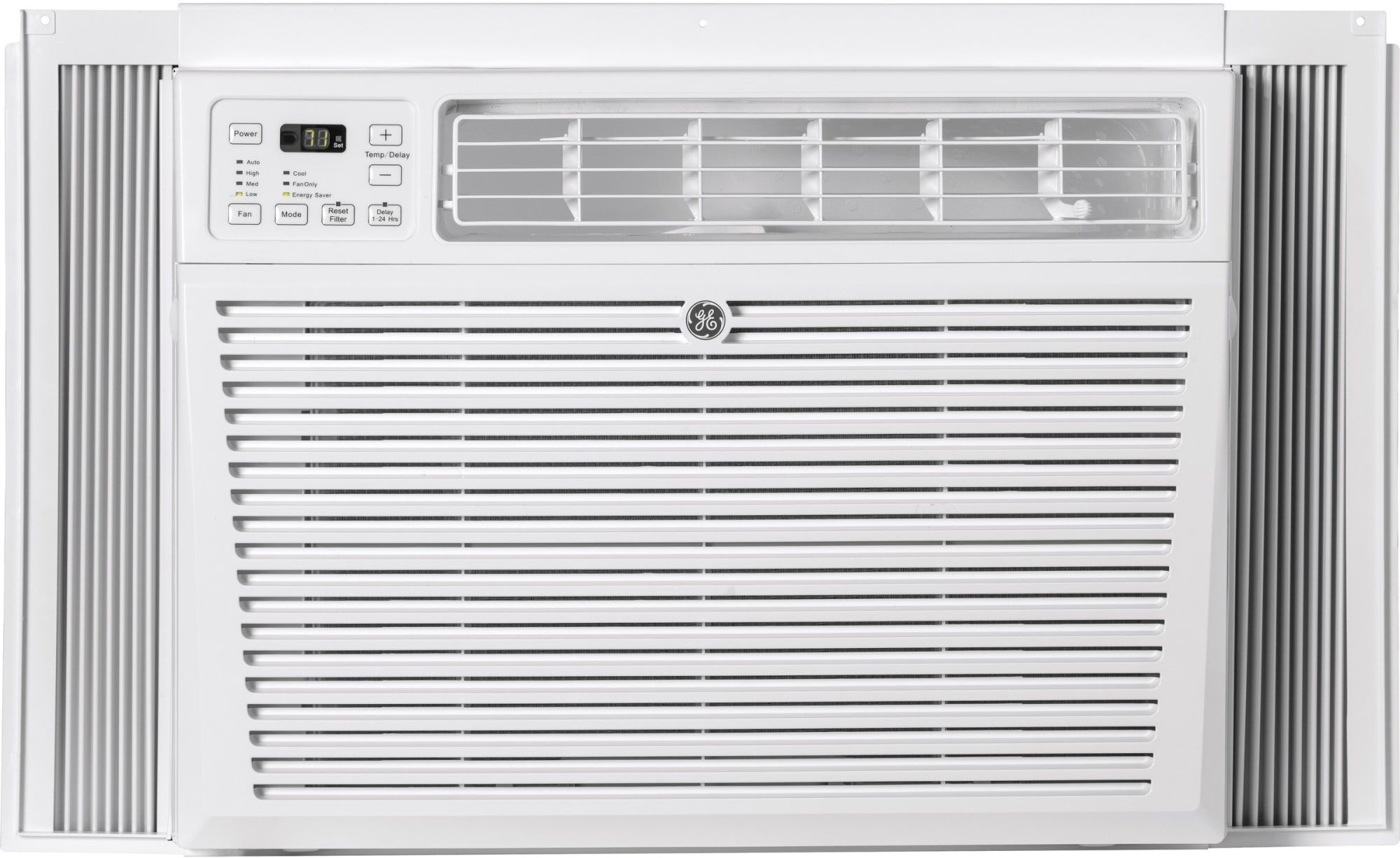 GE AEG12AZE 12,000 BTU Smart Window Air Conditioner with Sleep Mode, 24 ...
