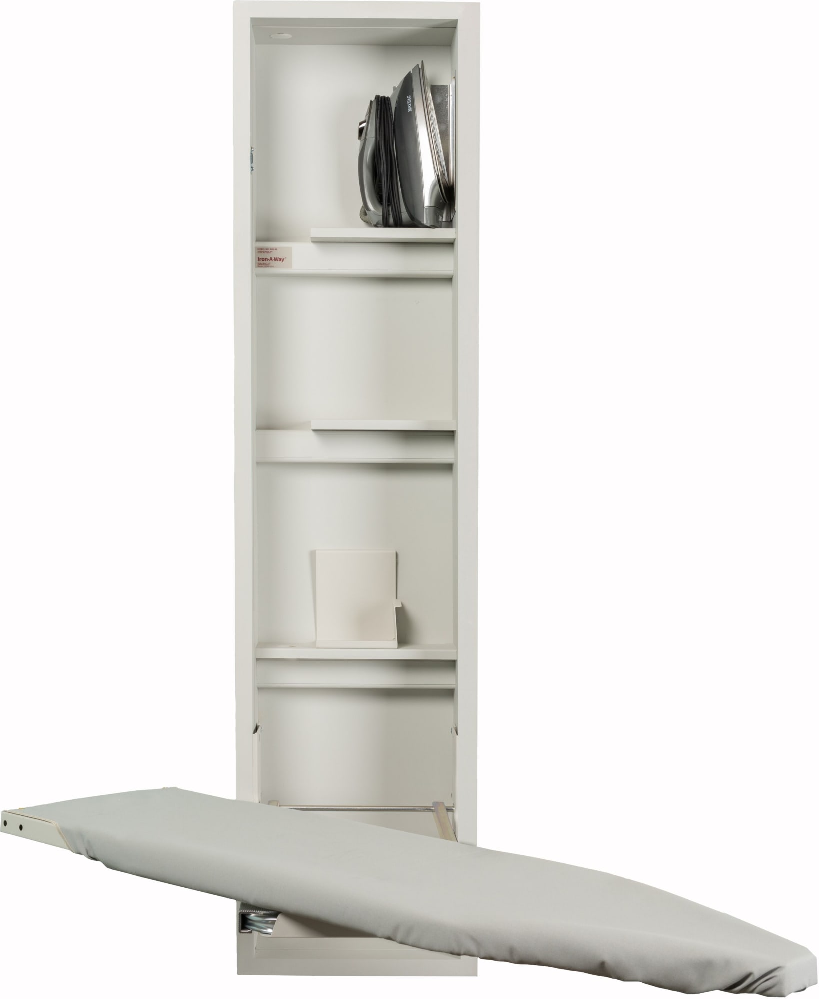 Iron-A-Way ANE46NDU 46 Inch Ironing Center with Ventilated Metal Board ...