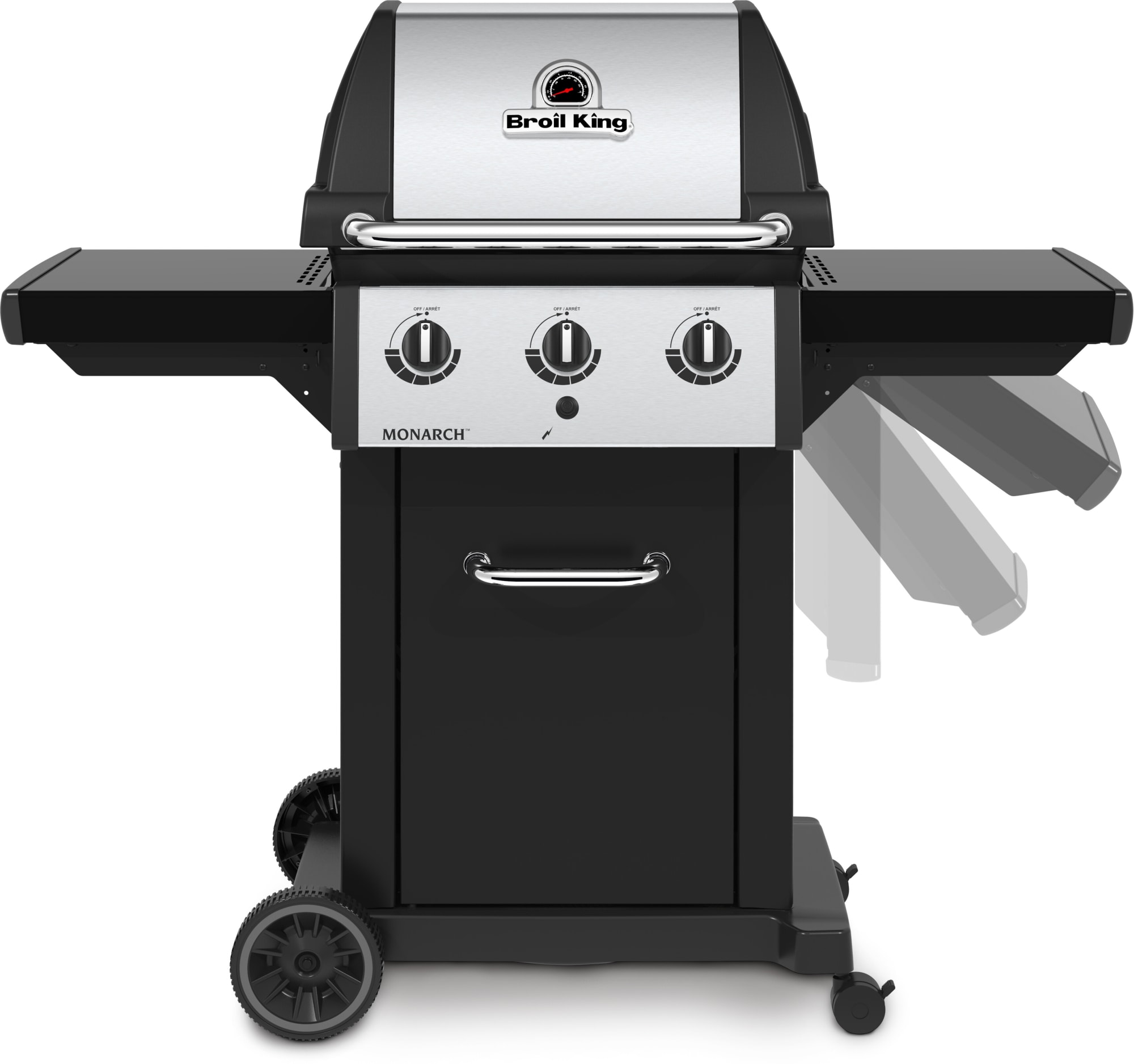 Broil King BK834254 Monarch™ 320 Freestanding Gas Grill with 500 sq. in ...