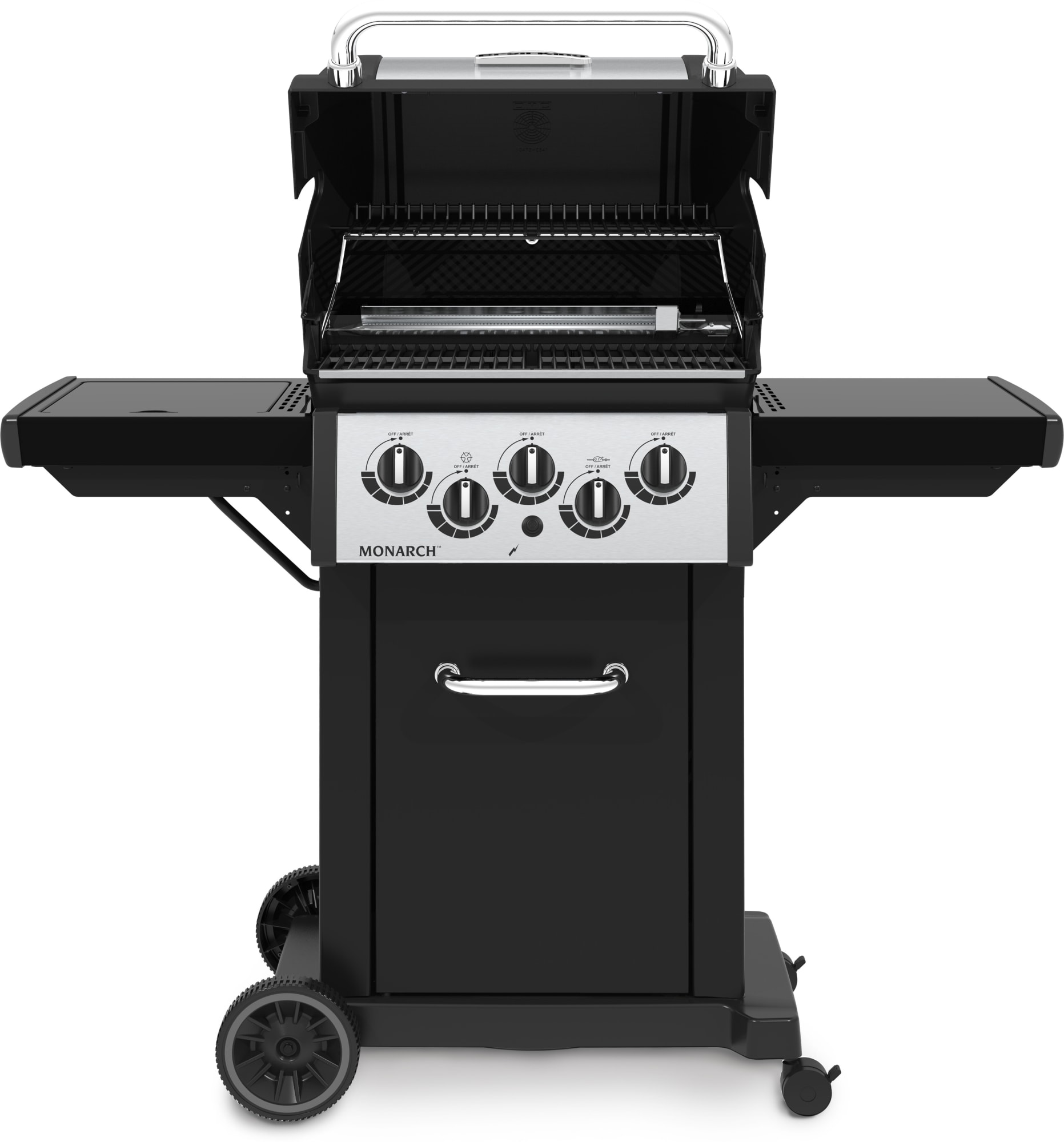Broil King BK834284 Monarch™ 390 Freestanding Gas Grill with 520 sq. in ...