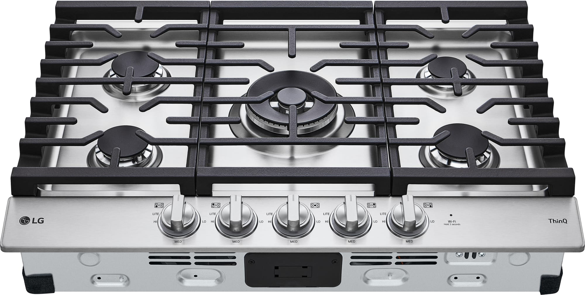 LG CBGJ3027S 30 Inch Gas Smart Cooktop with 5 Sealed Burners, 22K ...