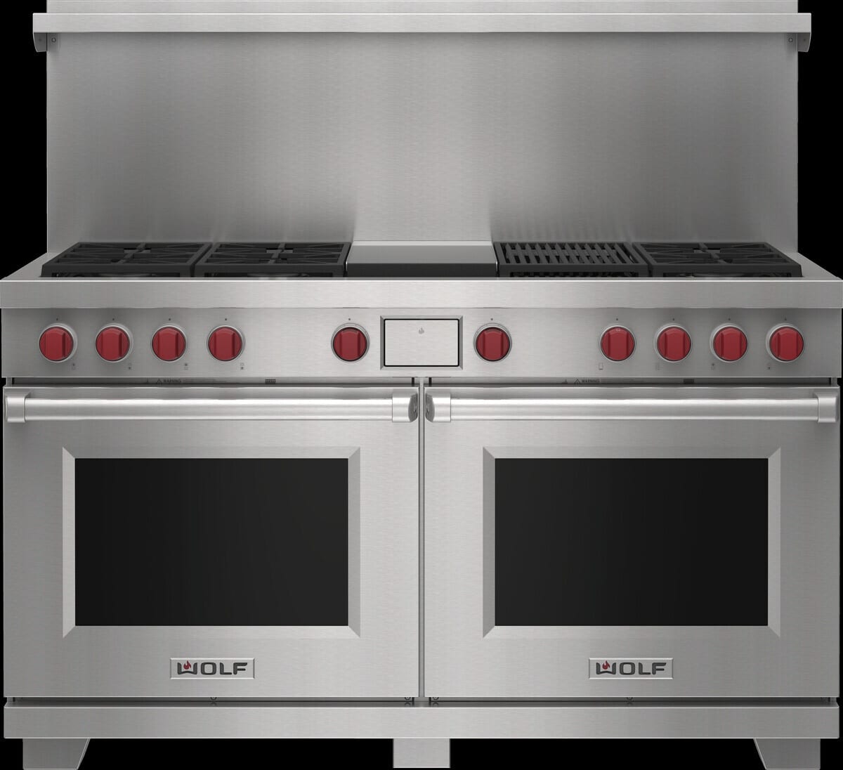 Wolf DF60650CGSP 60 Inch Freestanding Dual-Fuel Smart Range with 6 ...