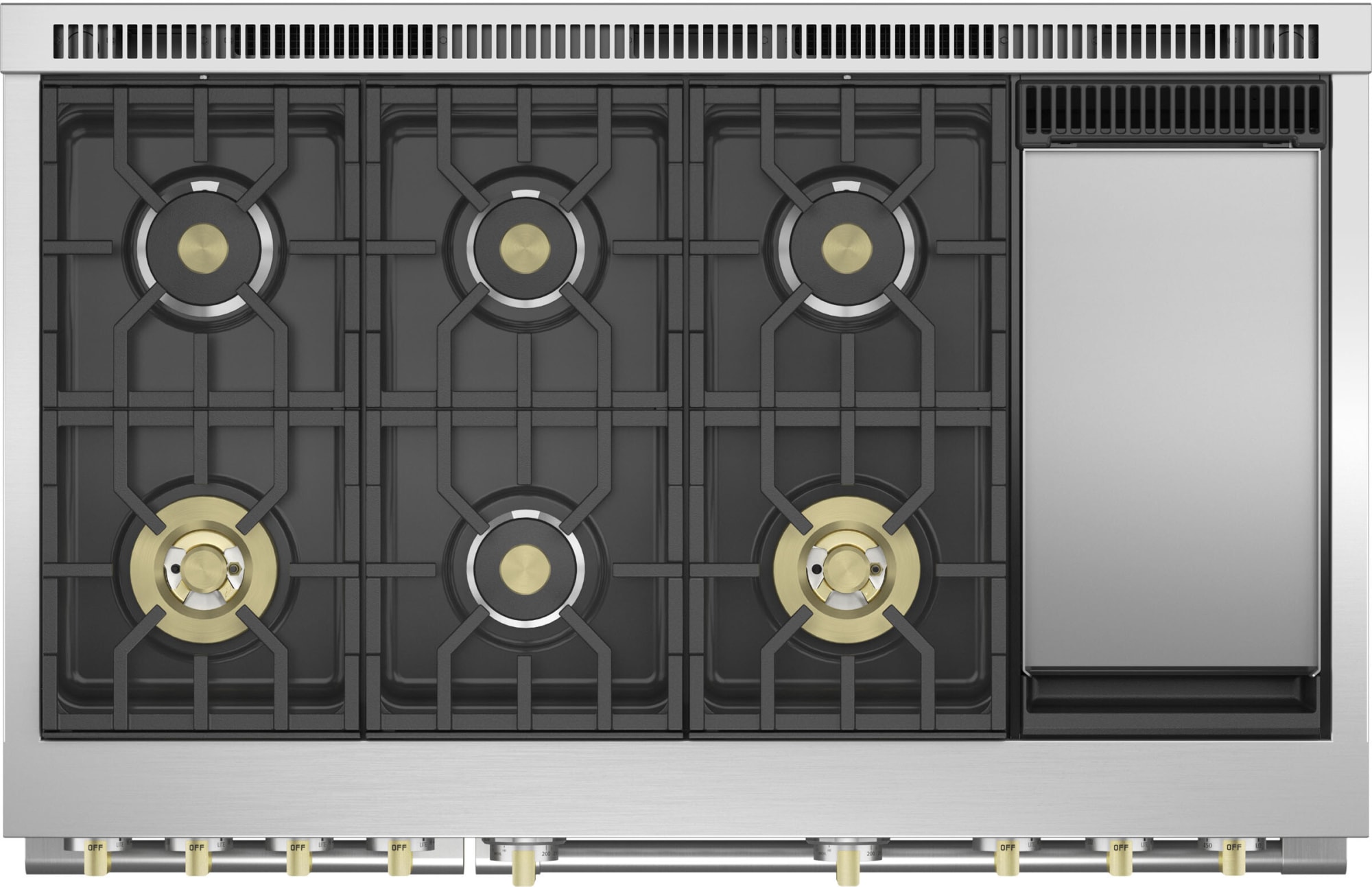 Monogram ZGP486NDTSS 48 Inch Freestanding Professional Gas Smart Range ...