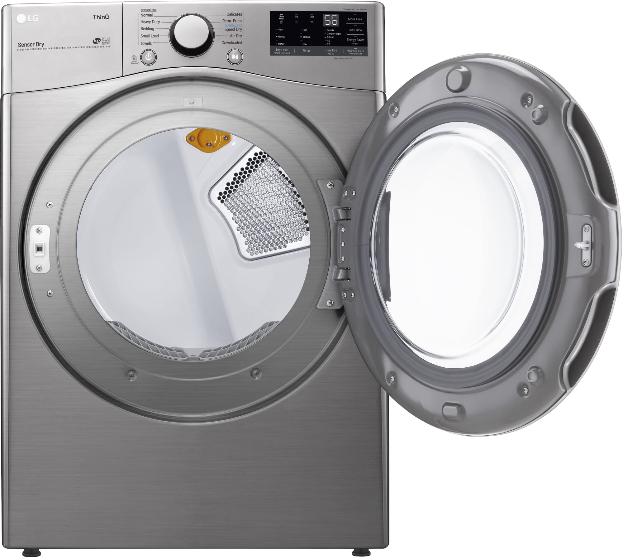 LG DLE3600V 27 Inch Electric Smart Dryer with 7.4 Cu. Ft. Capacity ...