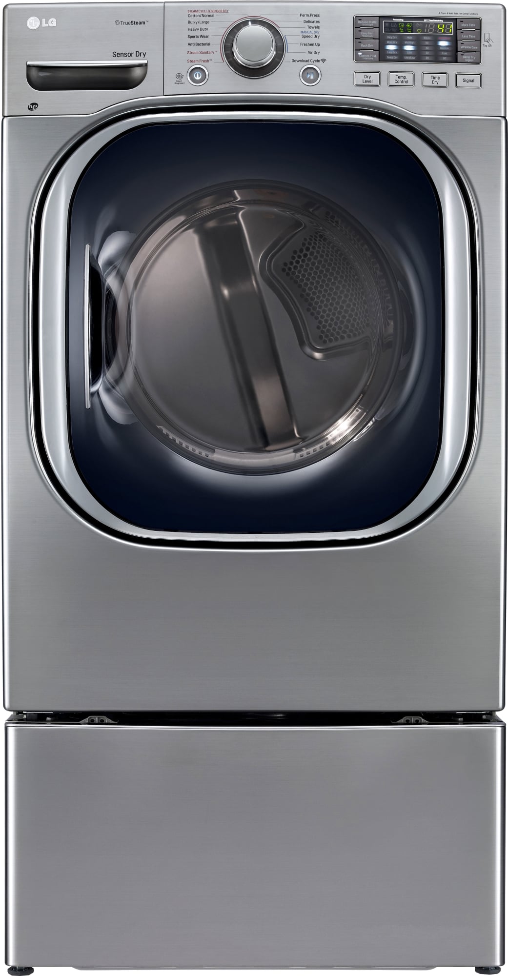 LG DLEX4270V 27 Inch 7.4 cu. ft. Electric Dryer with 14 Drying Programs ...
