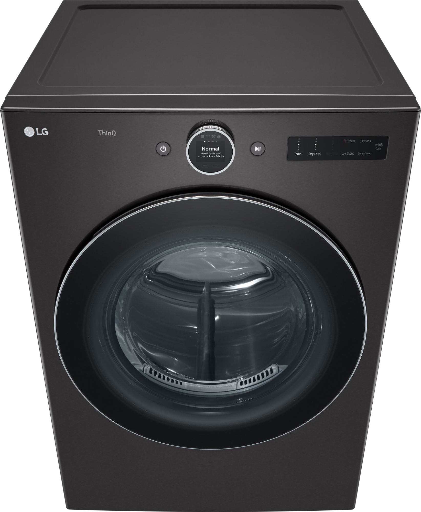 LG DLEX6700B 27 Inch Smart Electric Dryer with 7.4 Cu. Ft. Capacity, 23 ...