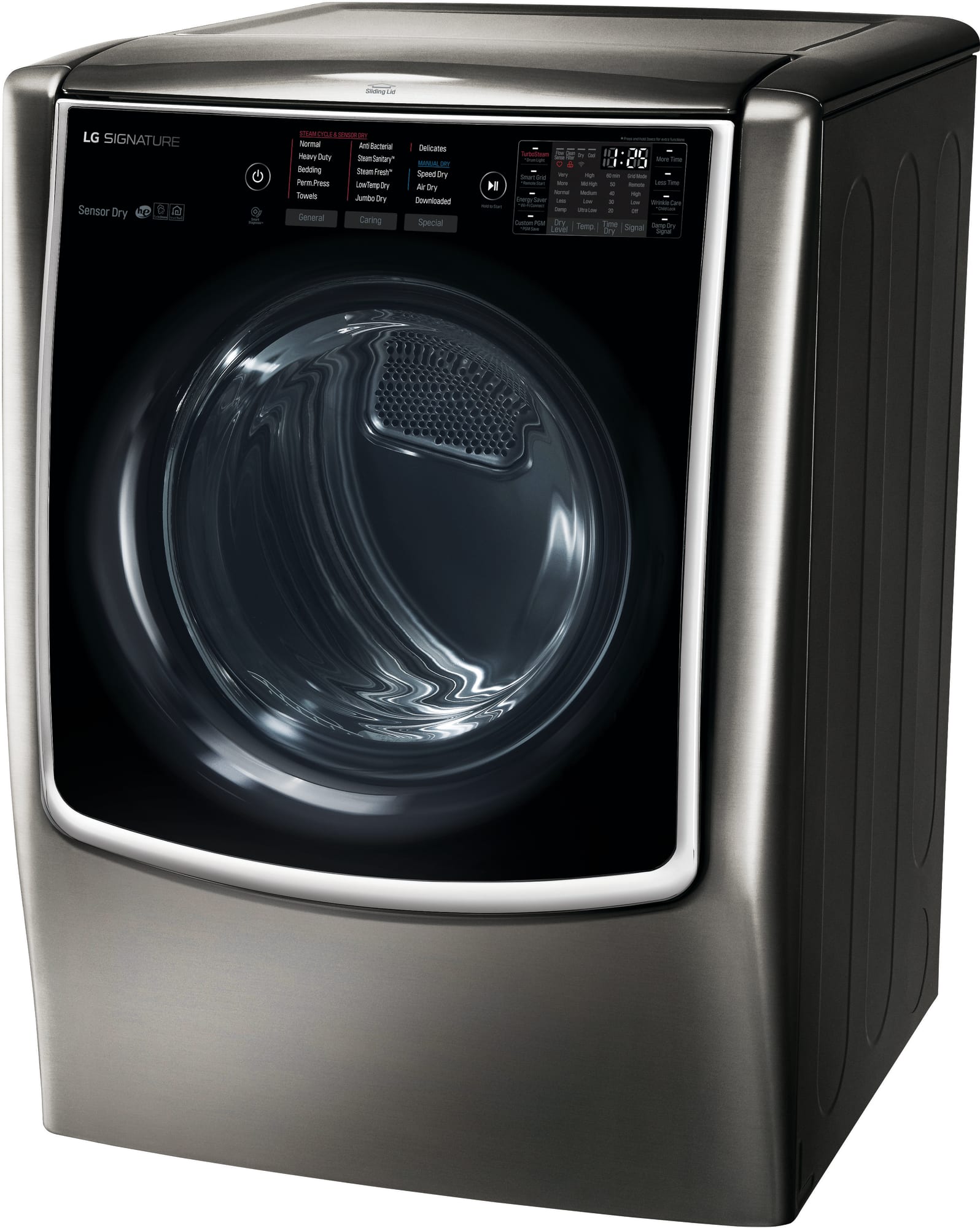 LG DLEX9500K 29 Inch Electric Smart Dryer with 9.0 cu. ft. Capacity, 14 ...