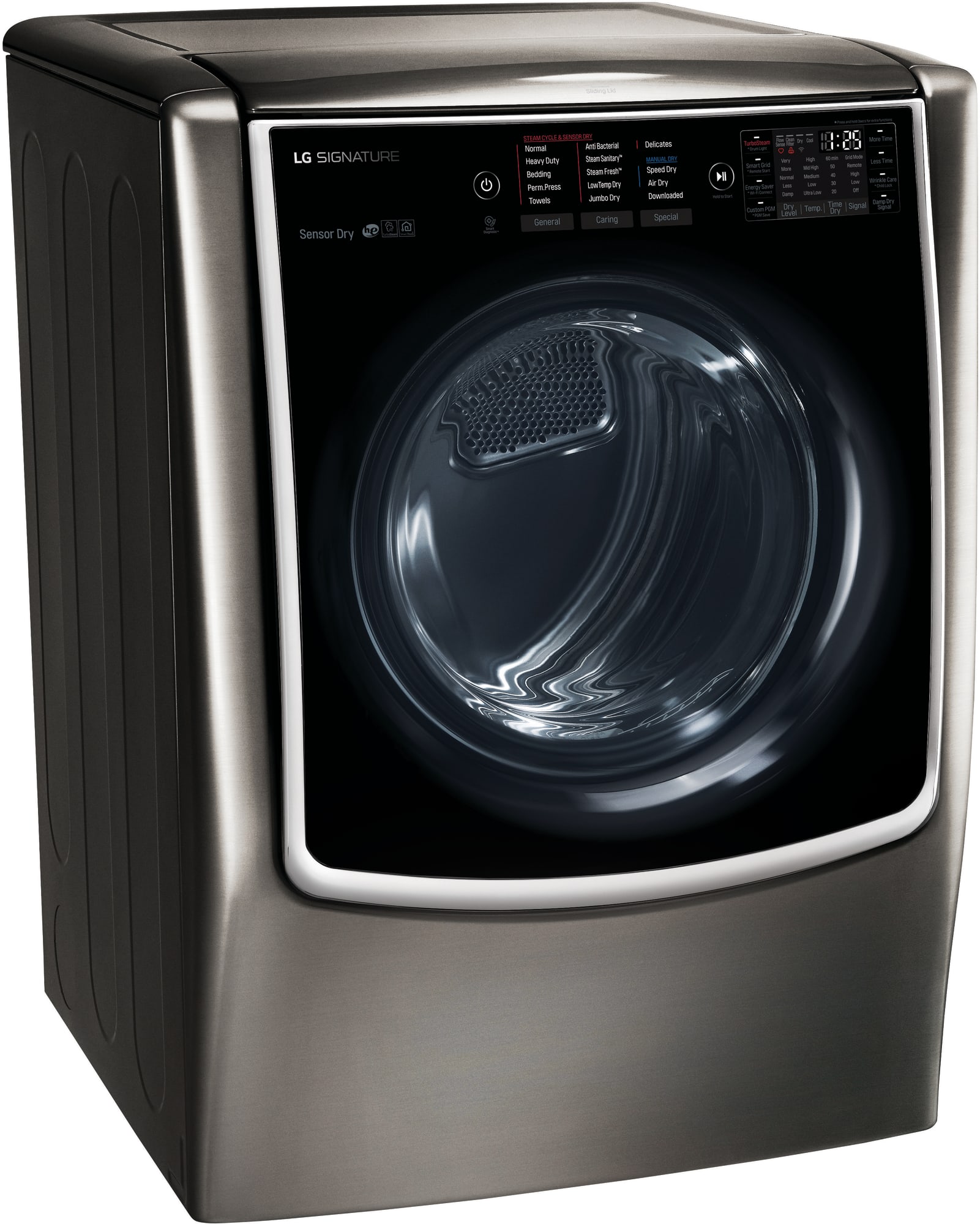 LG DLEX9500K 29 Inch Electric Smart Dryer with 9.0 cu. ft. Capacity, 14 ...