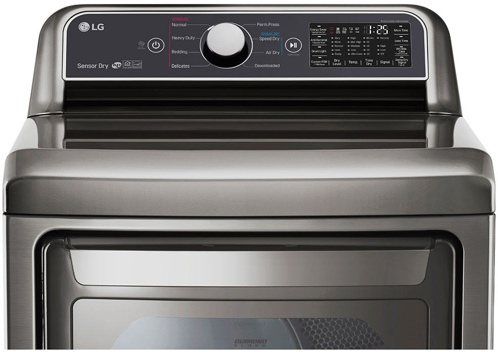 LG LGWADREV7305 Side-by-Side Washer & Dryer Set with Top Load Washer ...