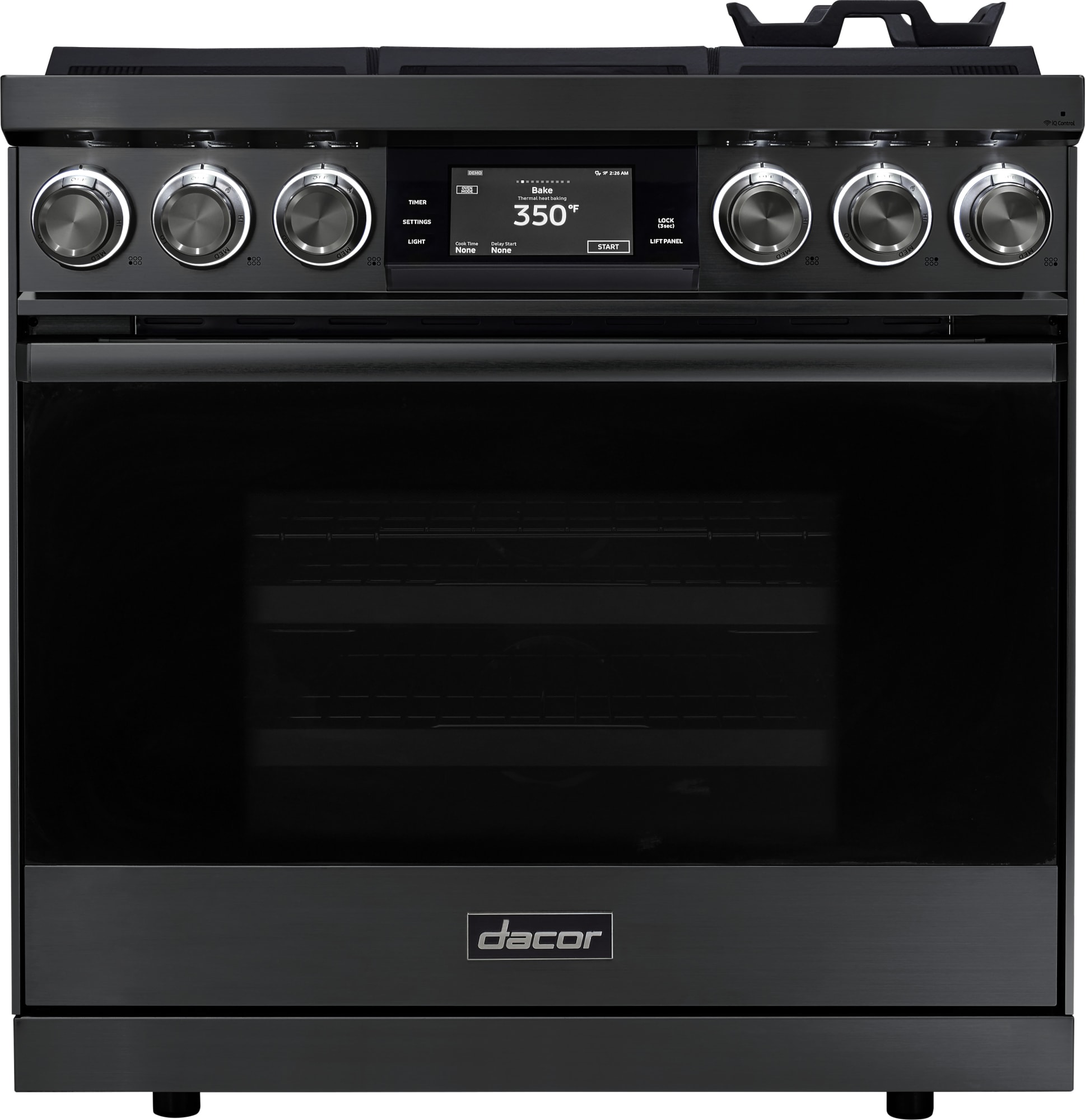 Dacor DOP36M86DLM 36 Inch Freestanding Dual Fuel Smart Range with 6 ...
