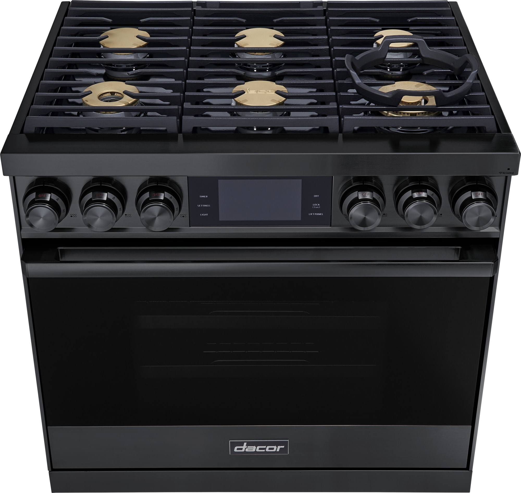 Dacor DOP36M86DLM 36 Inch Freestanding Dual Fuel Smart Range with 6 ...