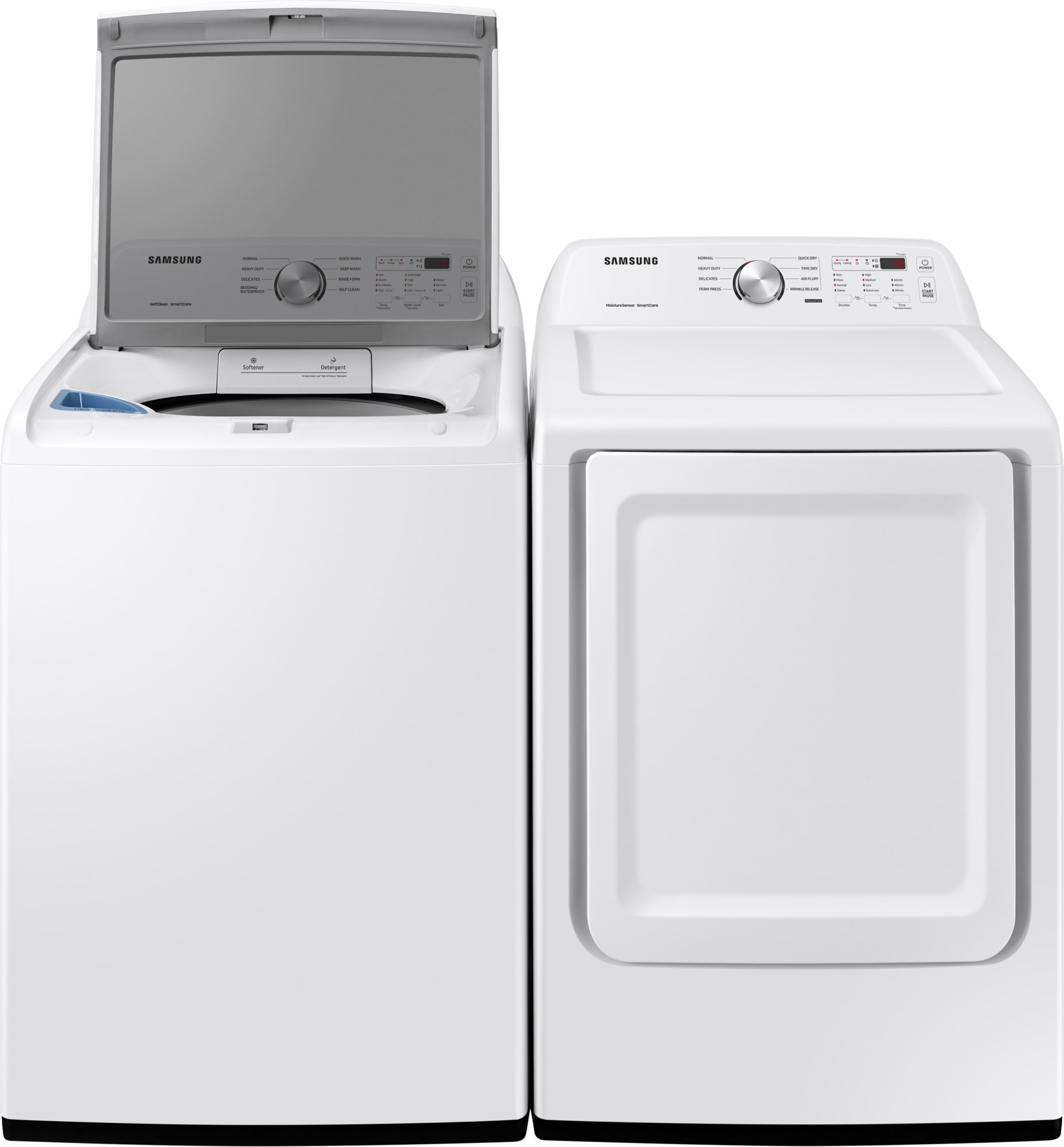 Samsung SAWADRGW3200 Side-by-Side Washer & Dryer Set with Top Load ...