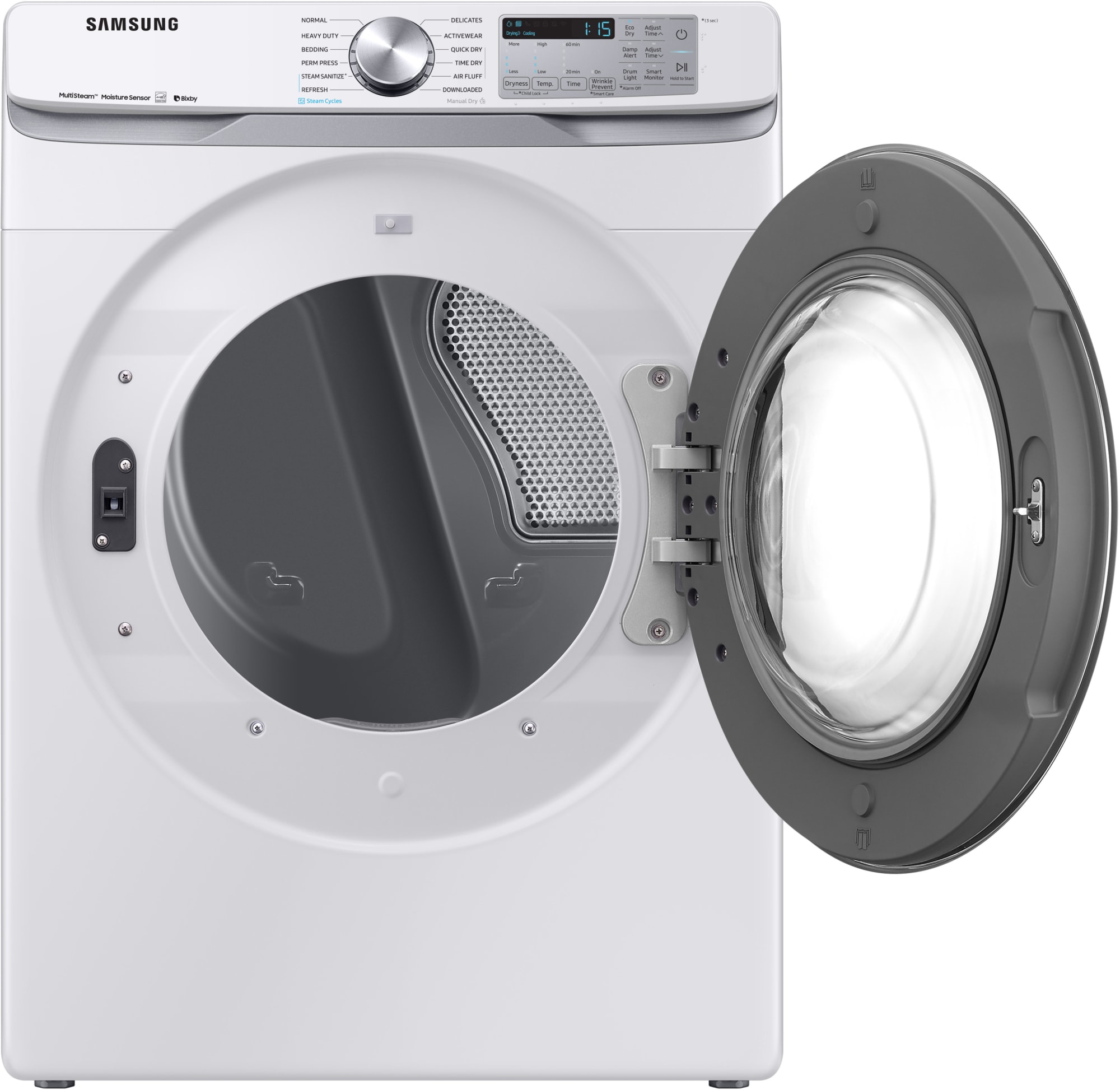 Samsung DVG45R6300W 27 Inch Gas Smart Dryer with Steam Sanitize+ ...