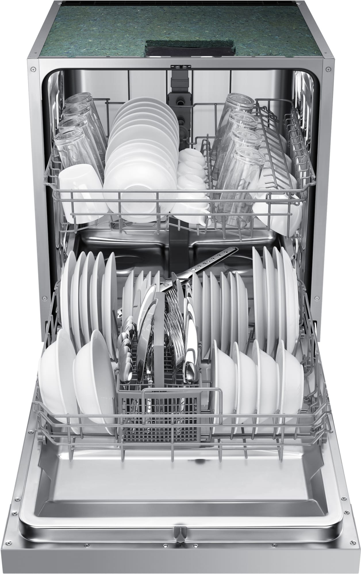 Samsung DW60R2014US 24 Inch Full Console Dishwasher with 12 Place ...