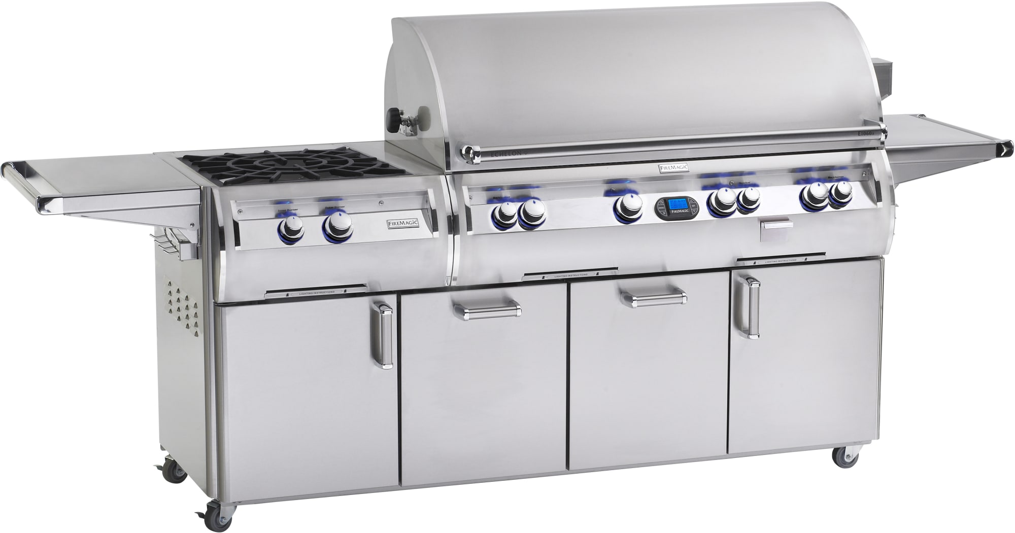 Fire Magic E1060S4EAP51 111 Inch Freestanding Gas Grill with 1,056 sq ...
