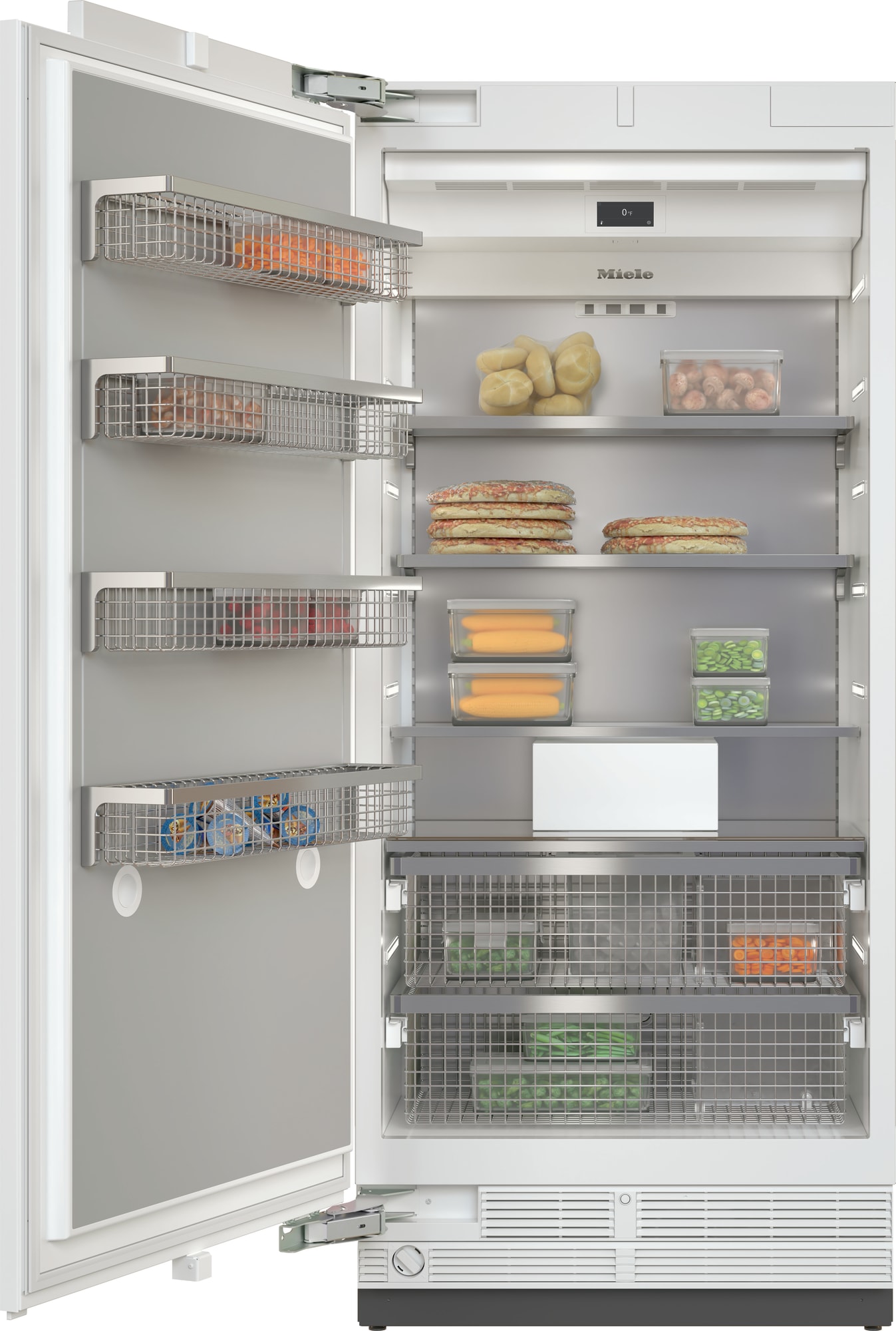 Miele F2911VI 36 Inch Smart Freezer Column with WifiConnect, DynaCool ...